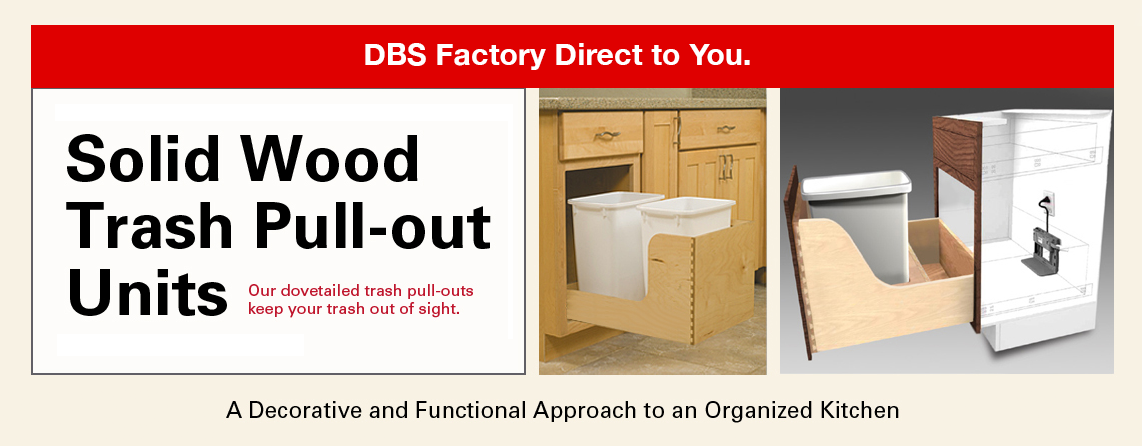 Solid Wood Trash Pull-Out Units – DBS Drawers